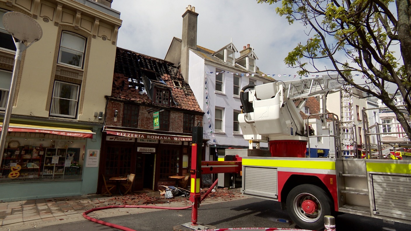 Fire-damaged restaurant to re-open next month | ITV News Channel