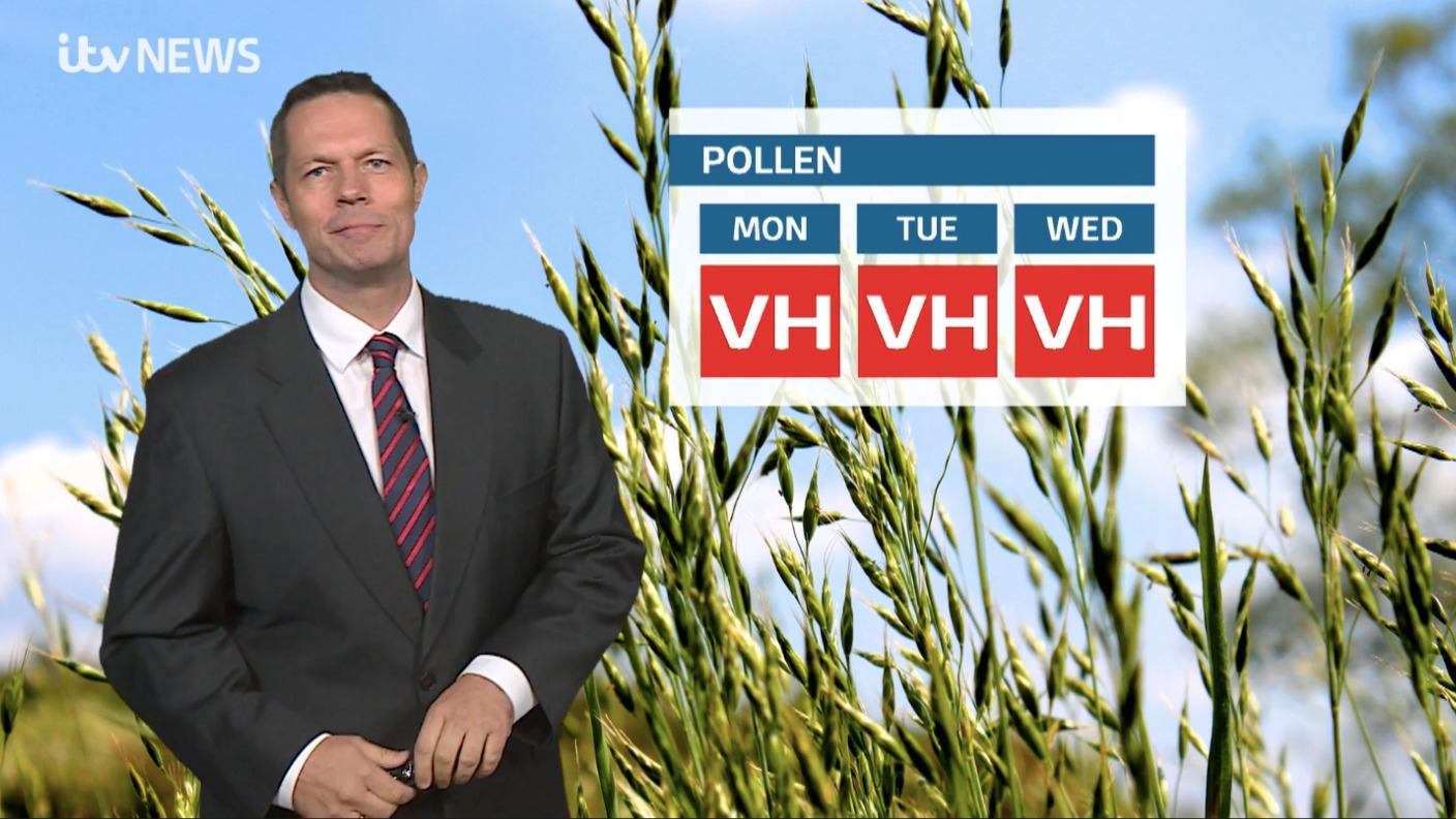 Midlands Weather: Pollen remains very high | ITV News Central