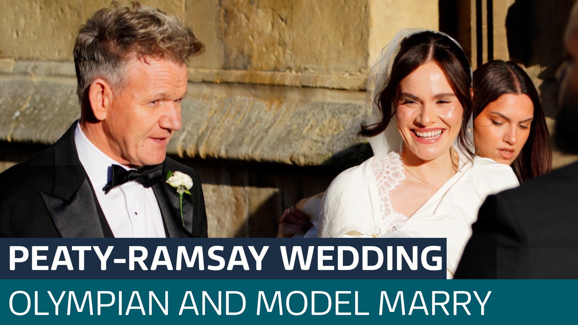 Olympian Adam Peaty's wedding to Gordon Ramsay's daughter in star ...