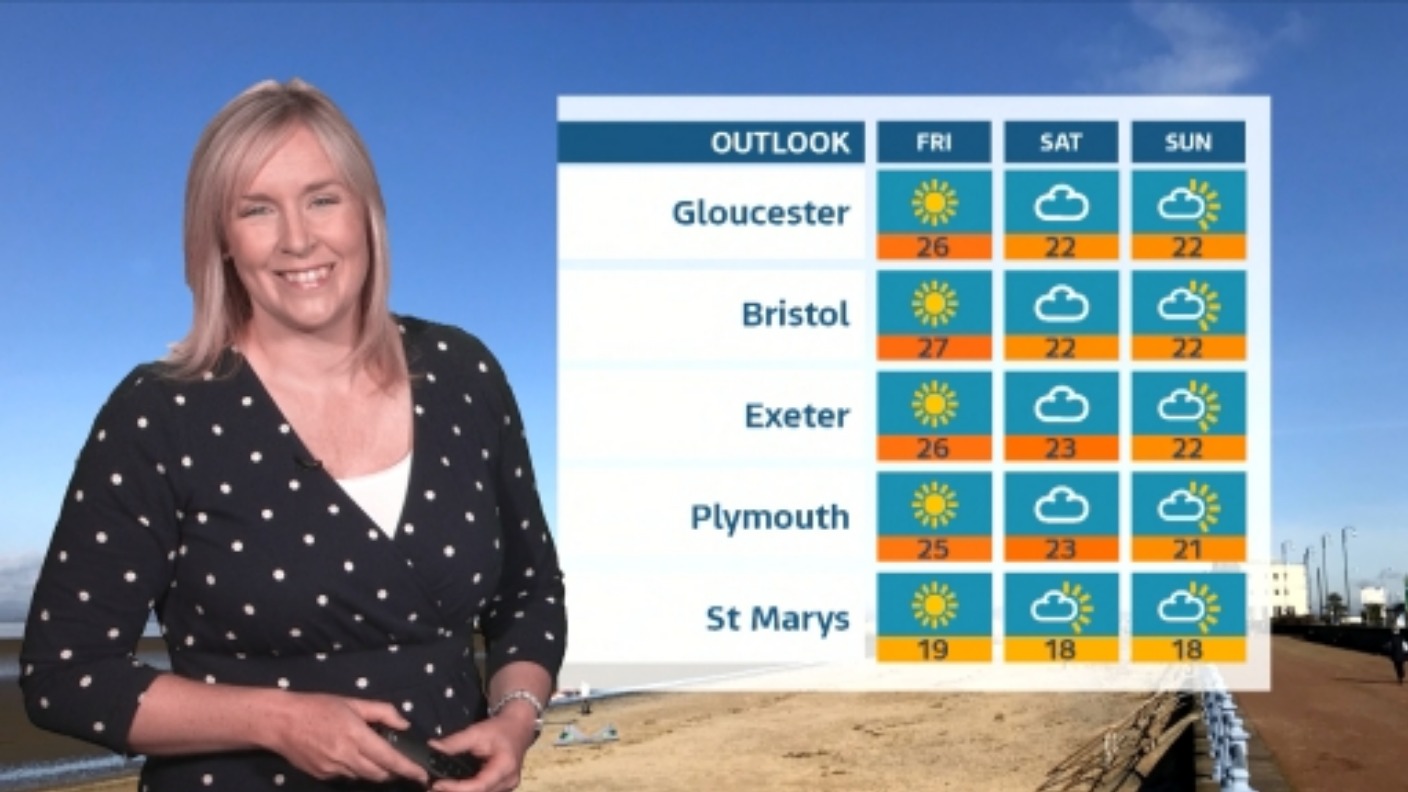 UK Weather forecast: Cloud developing across South West after sunny ...