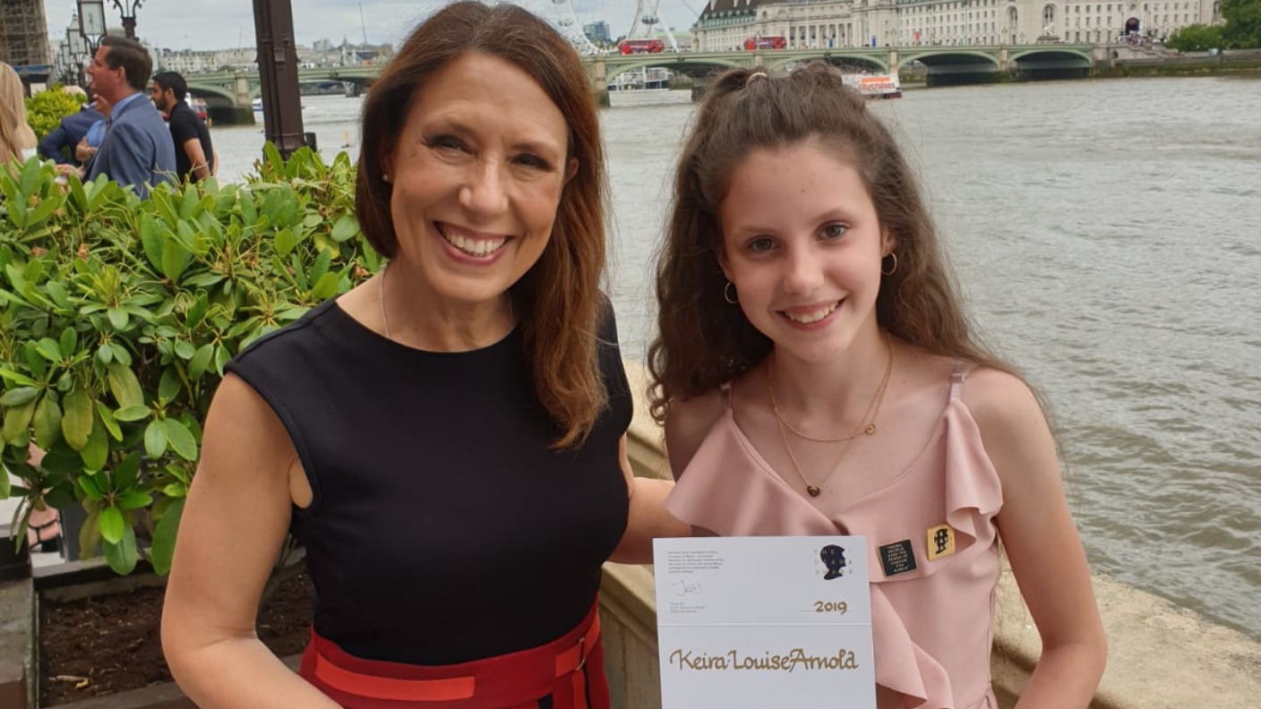 A prestigious Diana Award for star fundraiser Keira, 11 | ITV News Granada