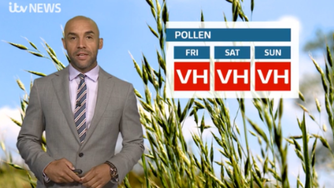 Pollen forecast for ITV Meridian region | ITV News Meridian