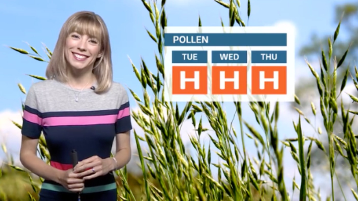 UK Weather forecast: Pollen | ITV News Meridian