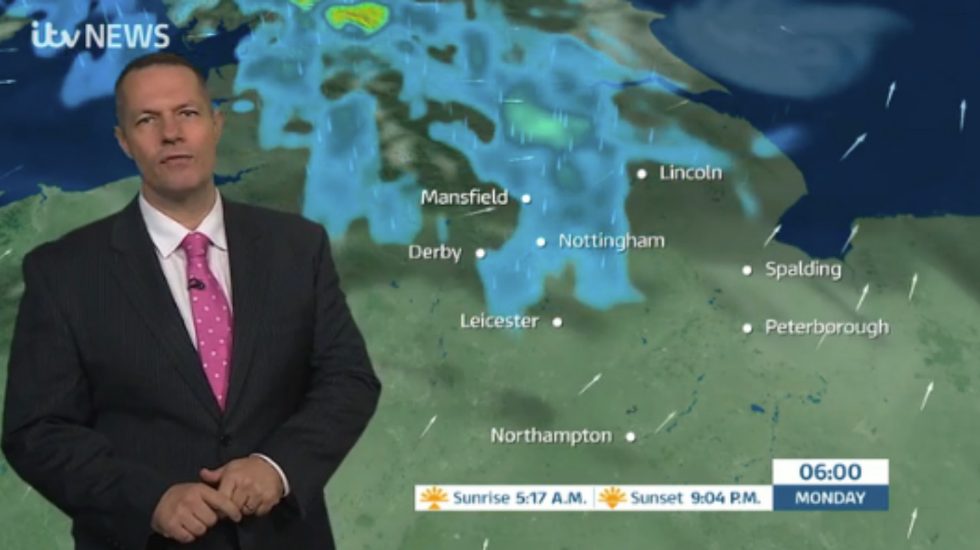 East Midlands Weather: Outbreaks of rain gradually easing, with some ...