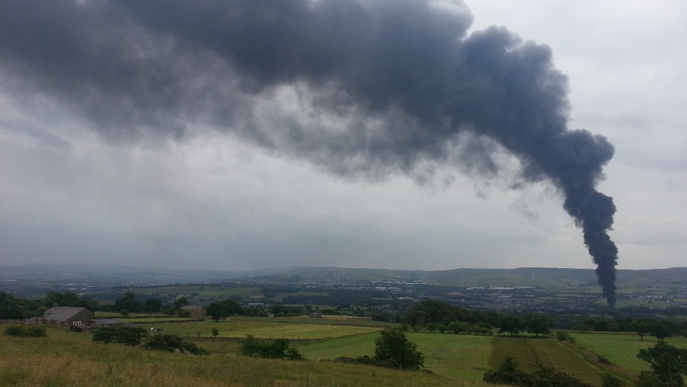 Padiham fire "started deliberately" | ITV News Granada