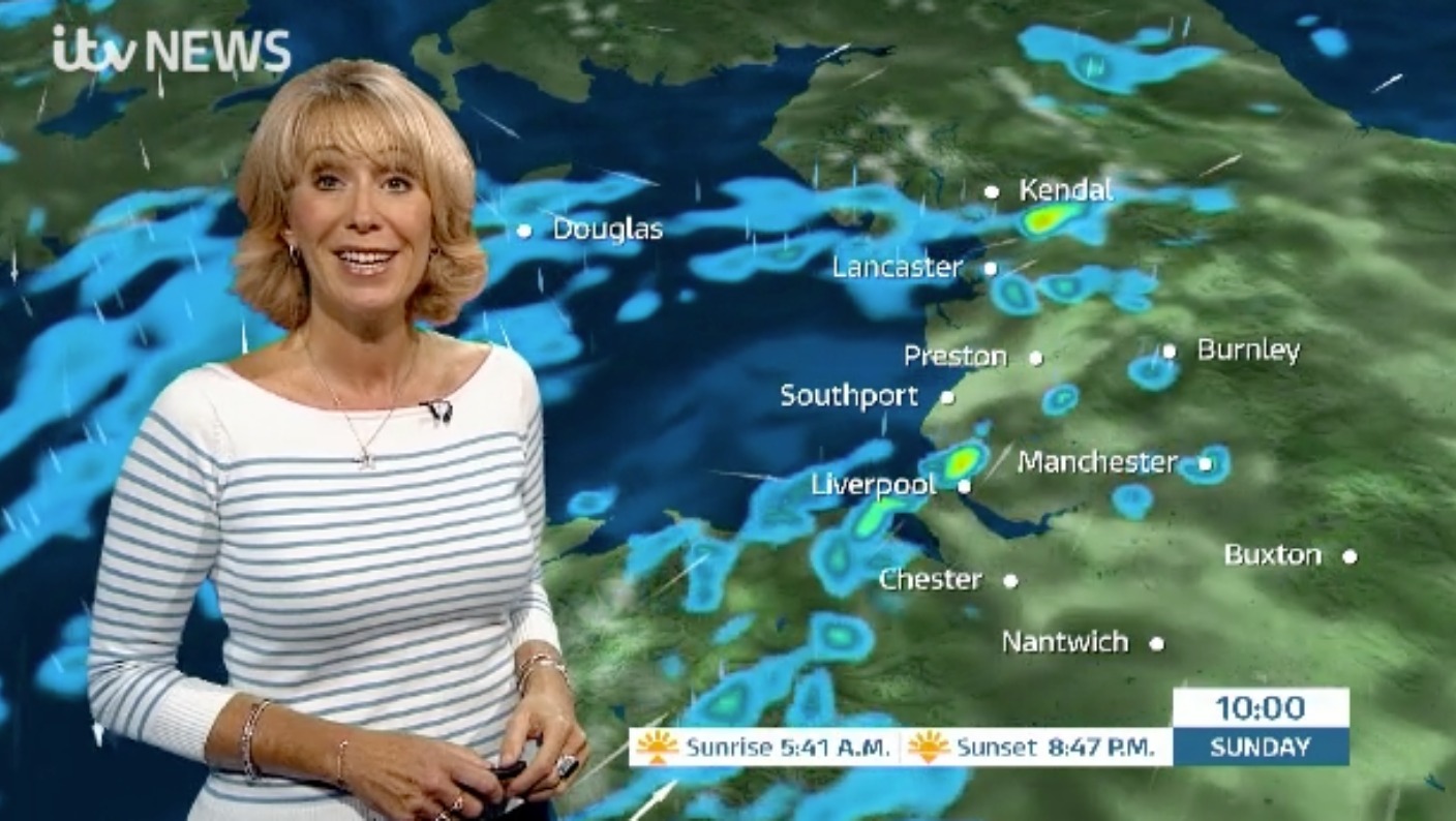 Here's Emma with Saturday evening's weather | ITV News Granada
