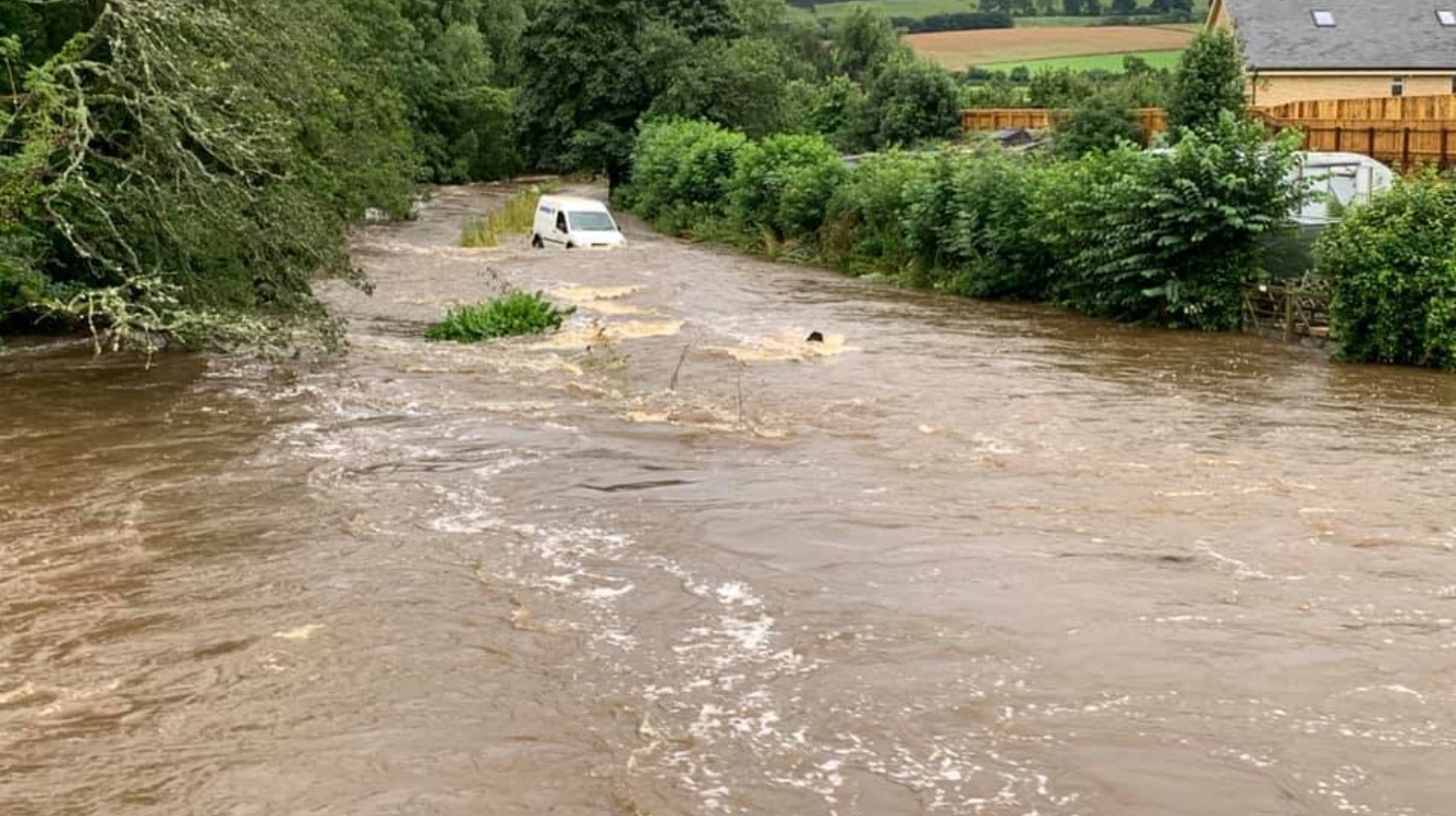 Flash flooding in Northumberland and North Yorkshire | ITV News Tyne Tees