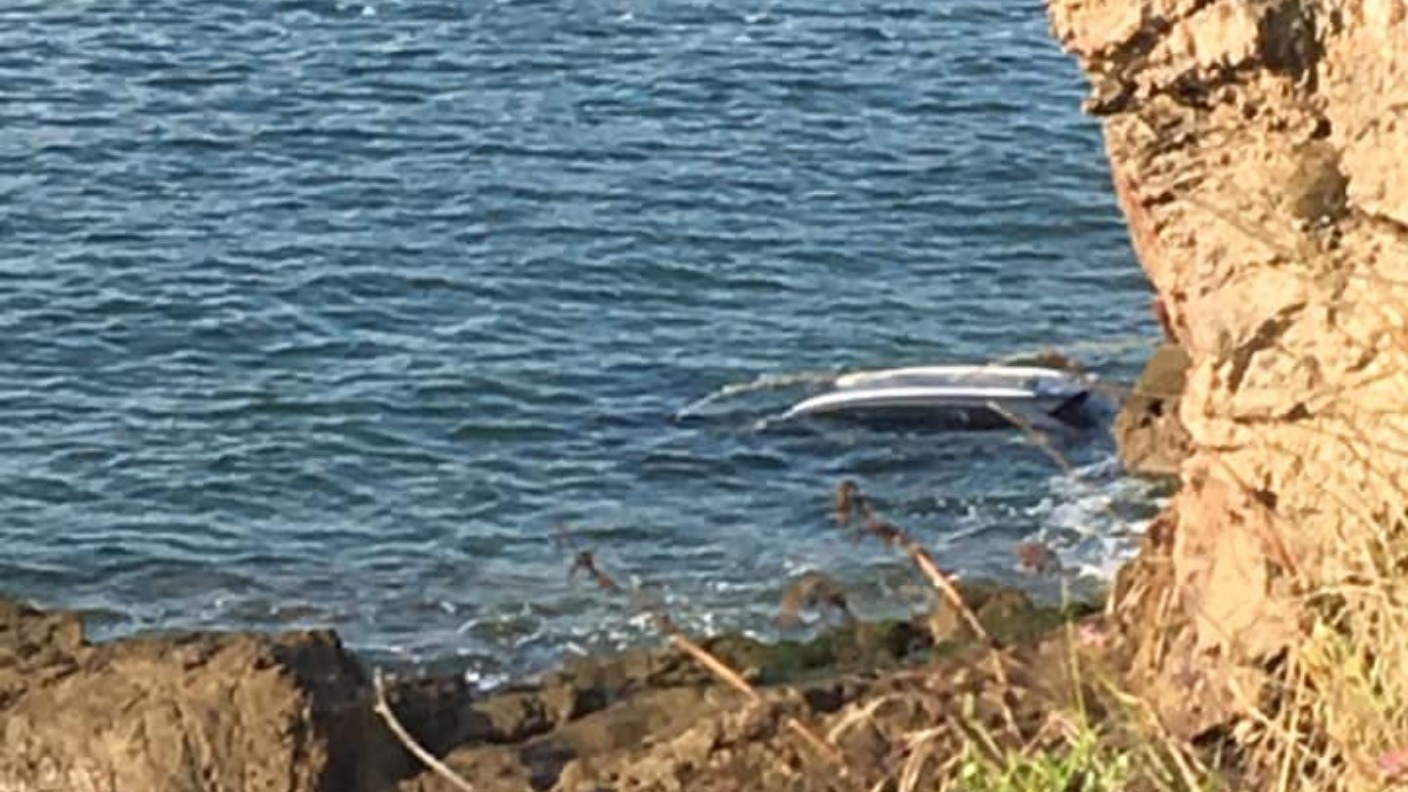 Woman detained under mental health act after car plunges off Mumbles ...