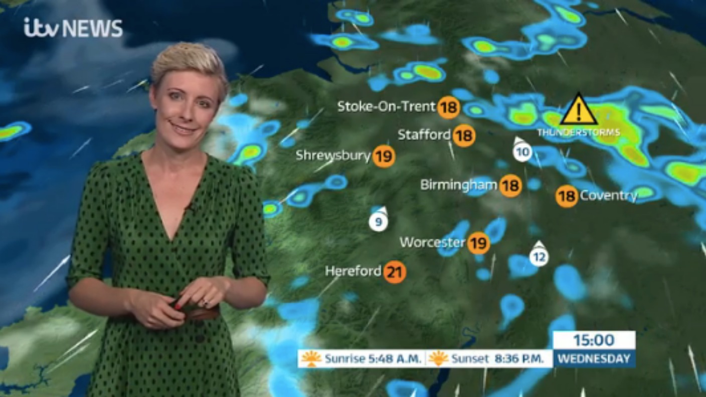 West Midlands Weather: A dry evening, with rain later. Thunderstorm ...