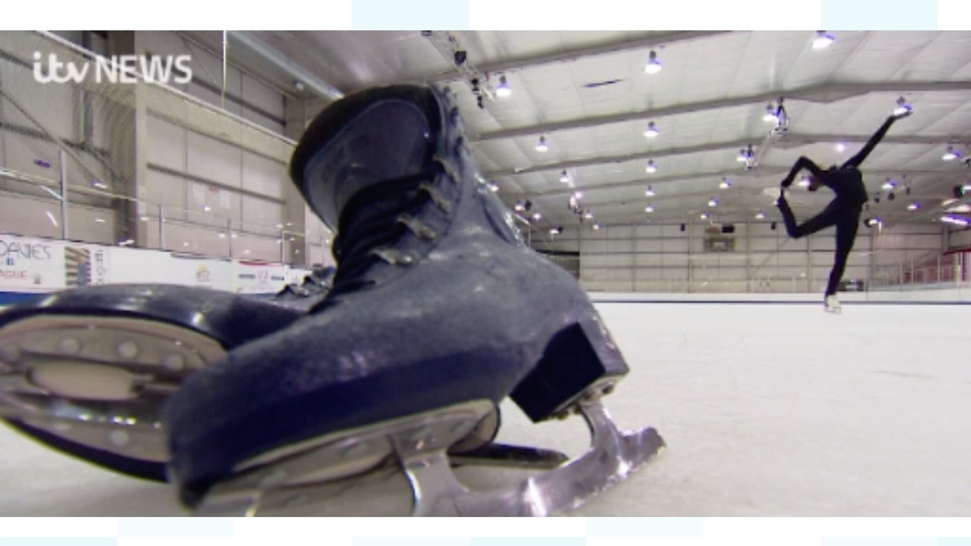 Meet the ice-skater with her sights set for the Olympics | ITV News Granada