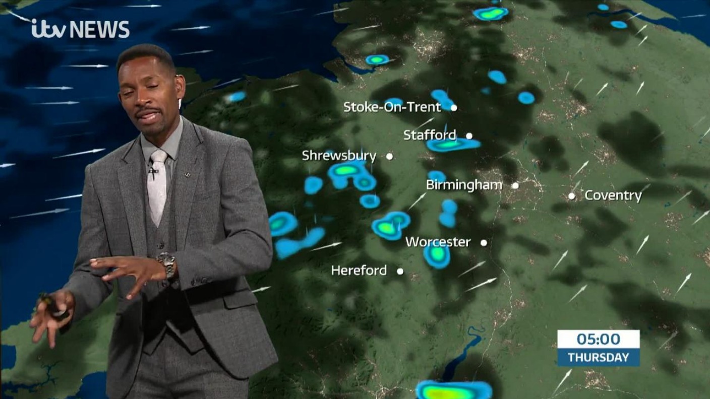 West Midlands Weather: Heavy rain this morning followed by scattered ...