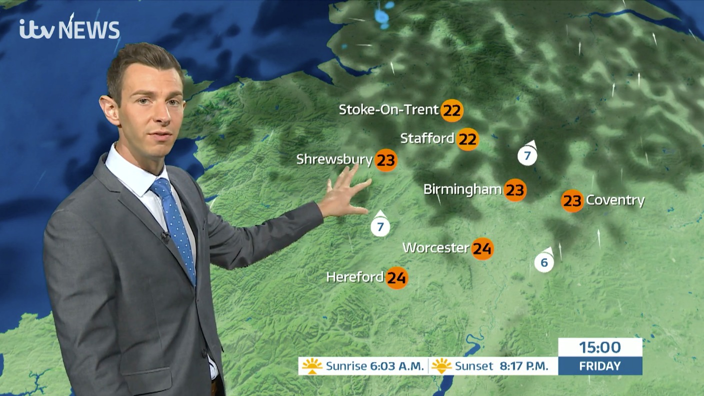 West Midlands Weather: sunshine developing through the afternoon | ITV ...