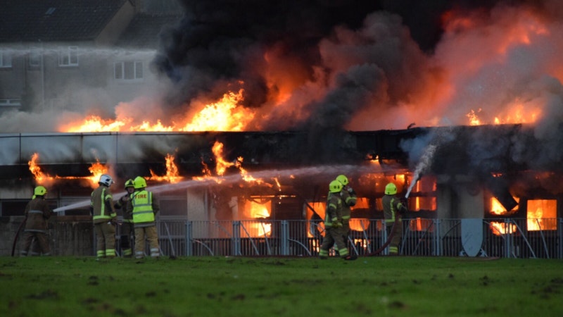 14-year-old charged over fire that ripped through Woodmill High School ...