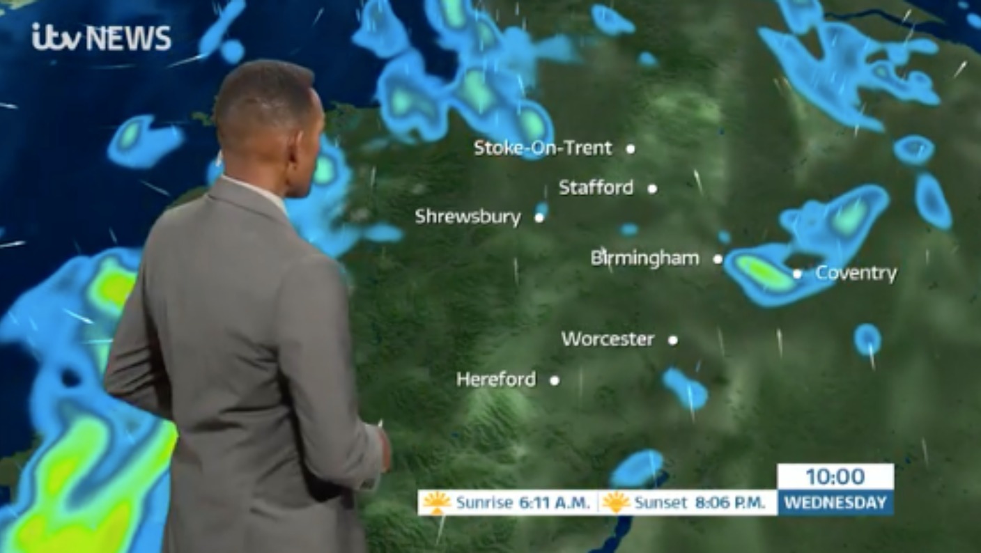 West Midlands Weather: Rain arriving on Wednesday. | ITV News Central