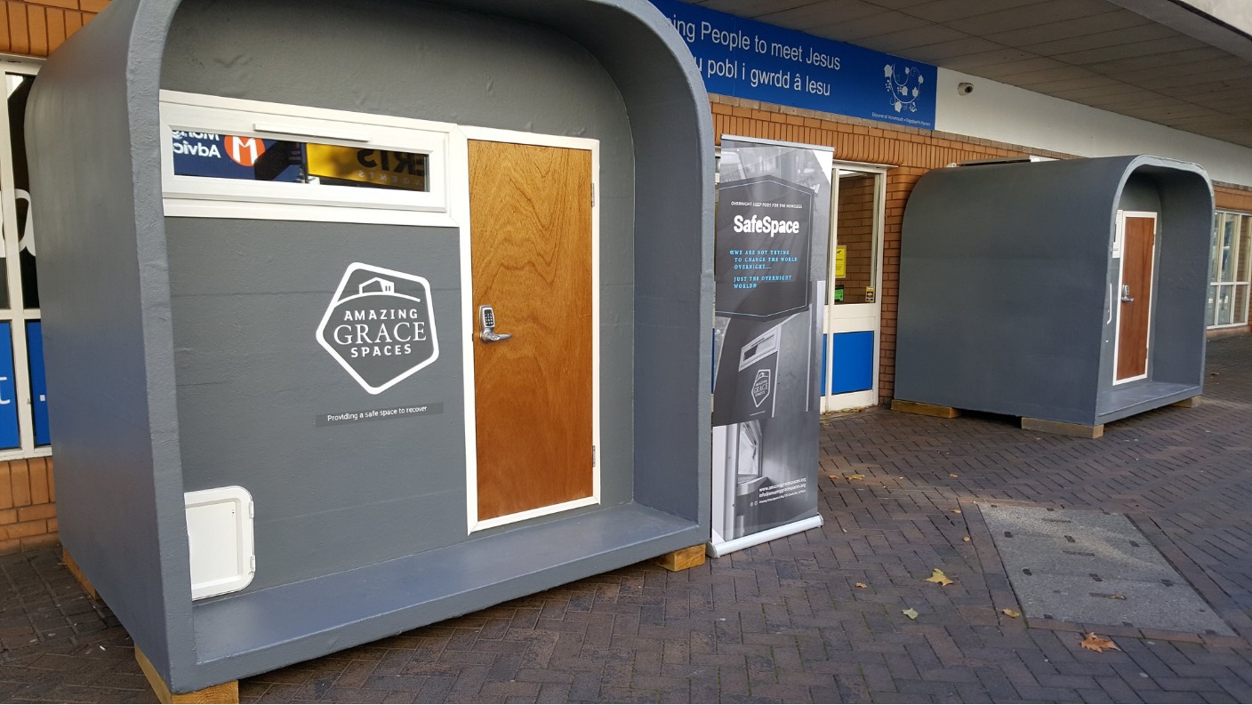 Homeless pods for rough sleepers have been removed from Newport city ...