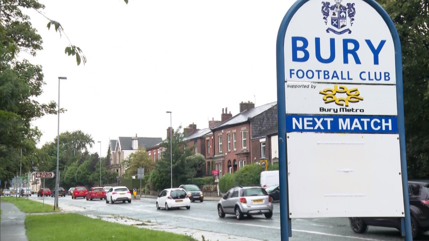Bury fans are in mourning for the loss of their club after being ...