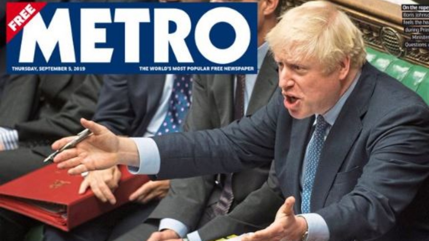 'He just can't win': Papers react to Boris Johnson's Commons defeat ...