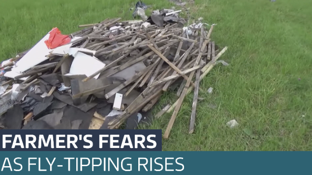Farmer fears fly-tipping could harm livestock - Latest From ITV News