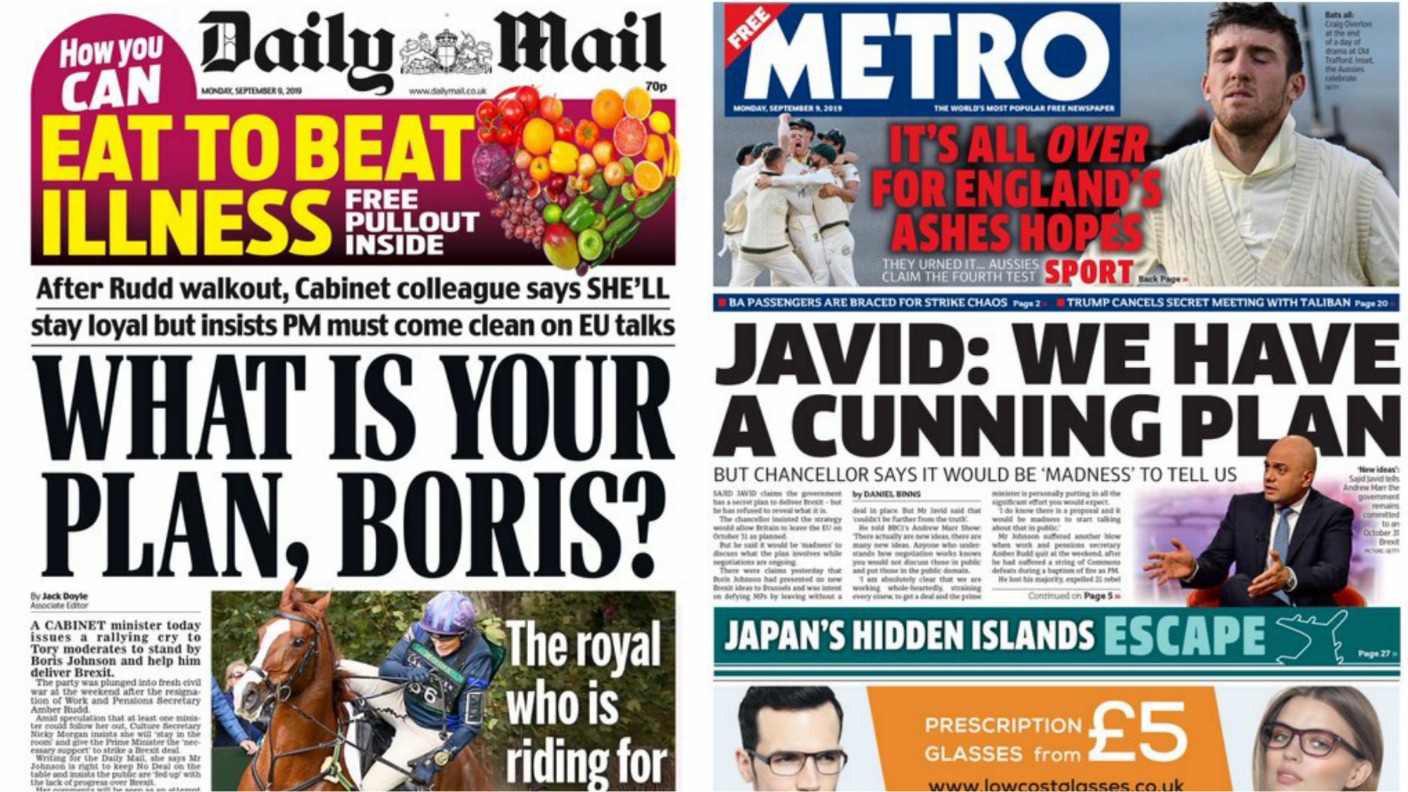 Brexit dominates headlines as Monday's papers look ahead to a week of ...