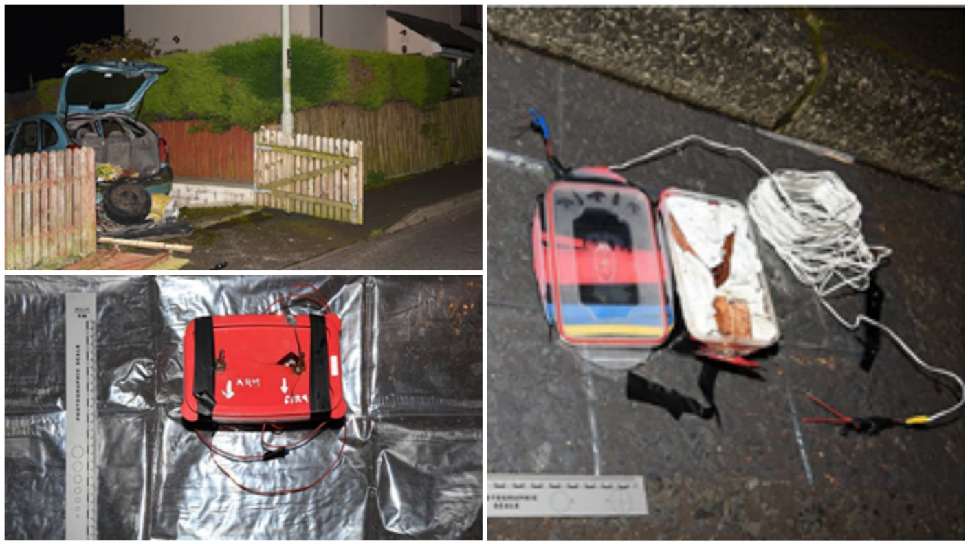 Bomb found in parked vehicle ‘meant for police patrol’ and 'would have ...