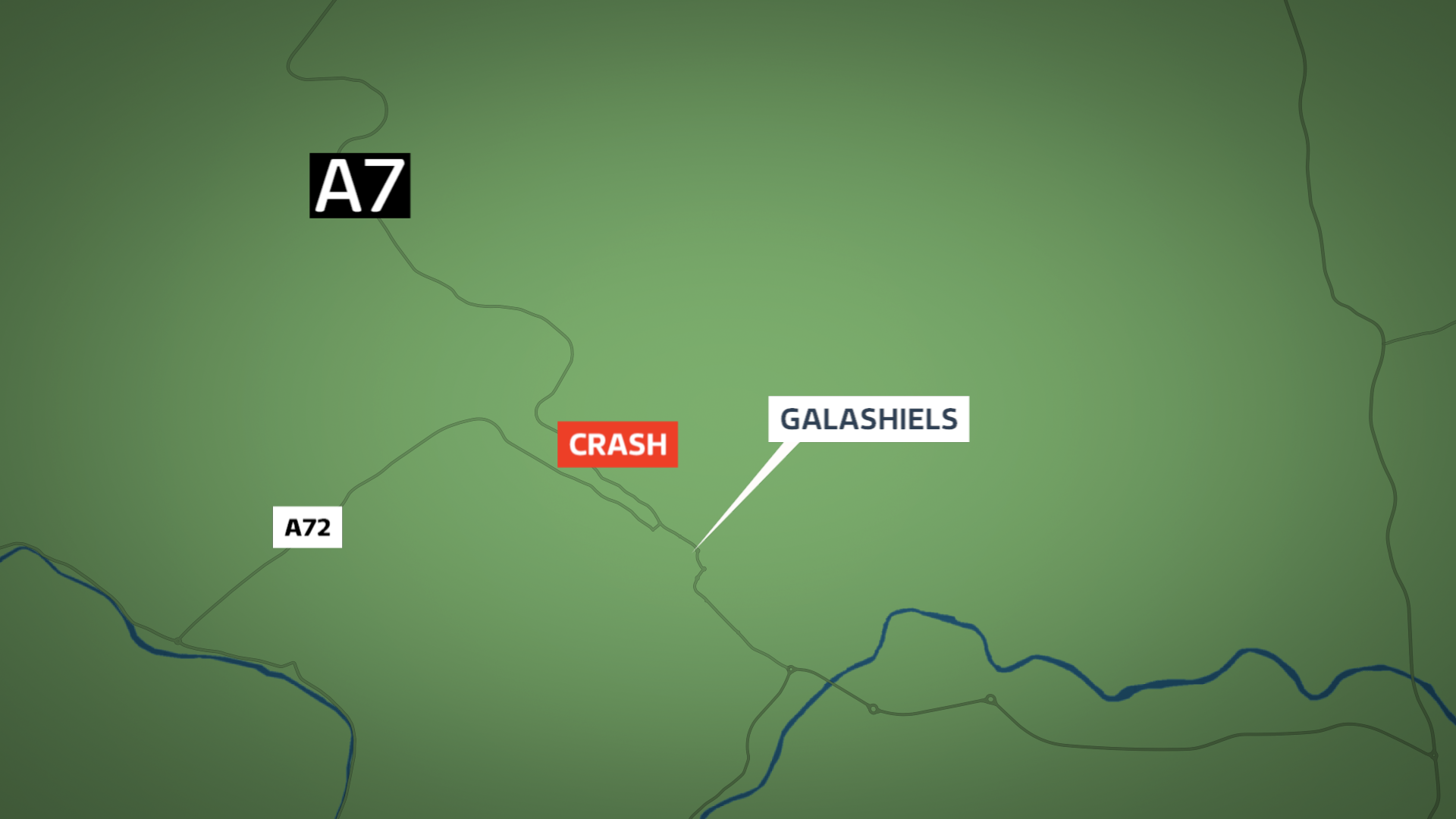 Man in critical condition following crash on the A7 in the Scottish ...