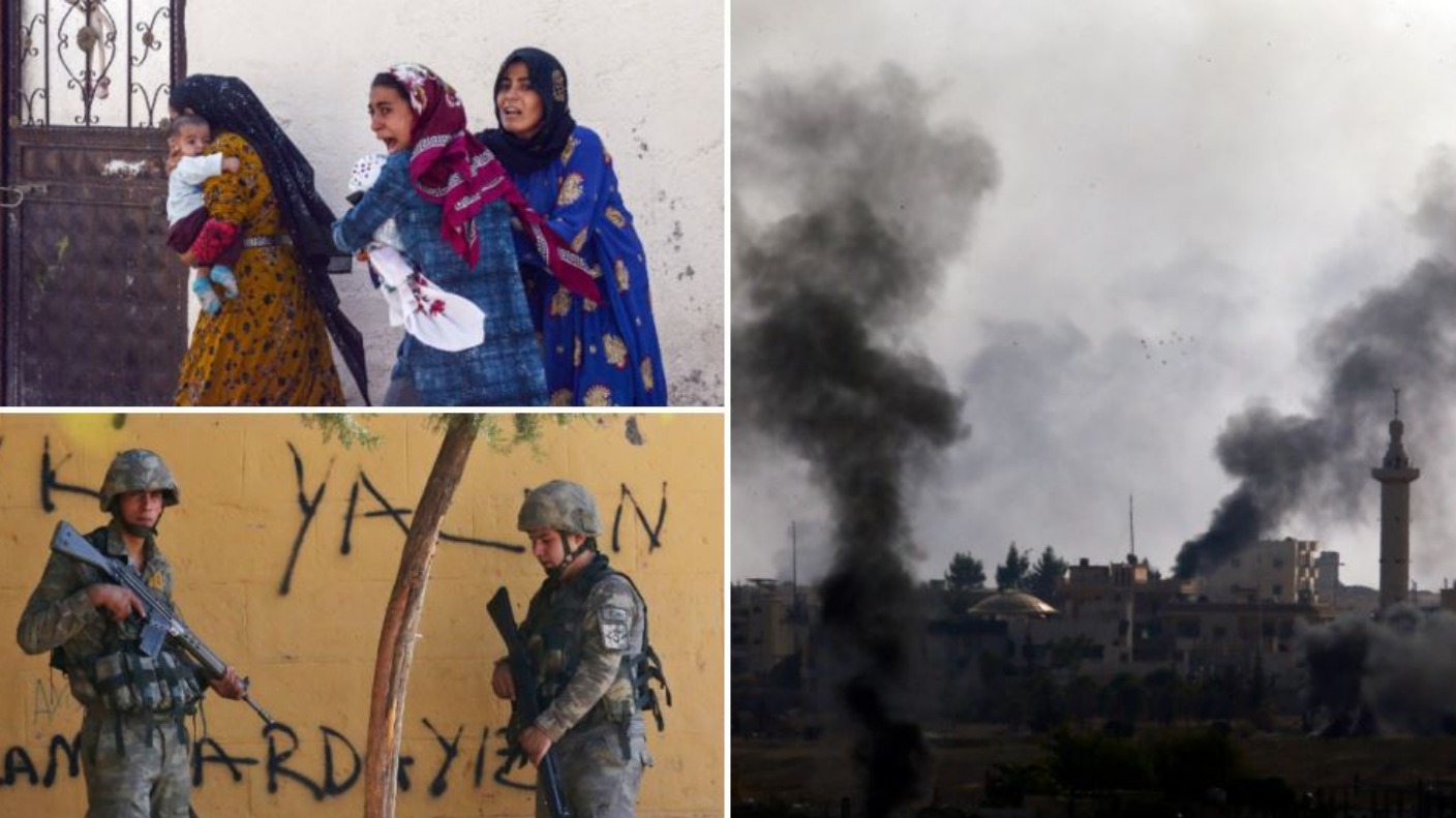 Turkey pushes deeper into Syria as military assault continues | ITV News