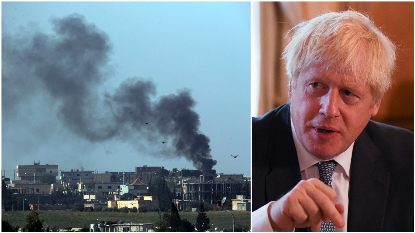 Boris Johnson urges Turkish leader to end military assault on northern ...