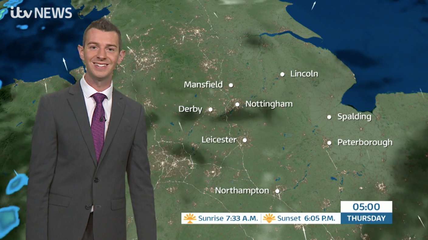 East Midlands Weather: Rain Wednesday morning, sunny spells for the ...