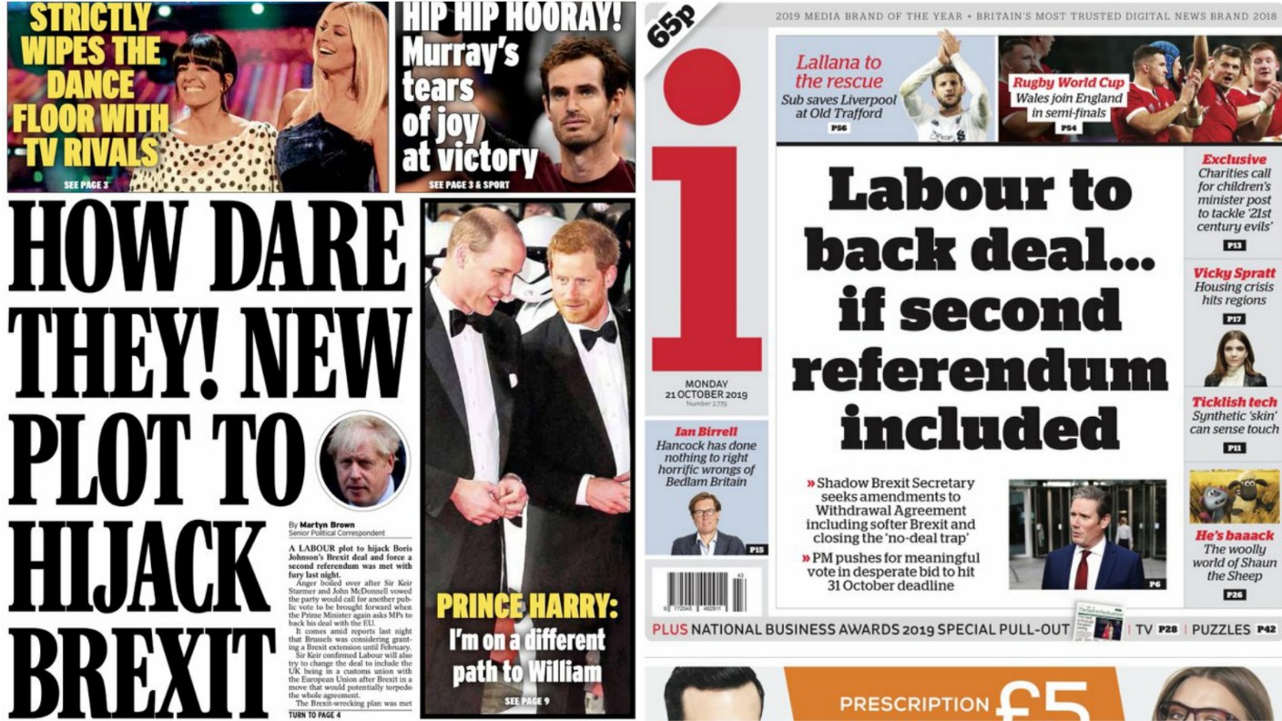 Monday's newspapers split on Brexit vote but united in coverage of ...