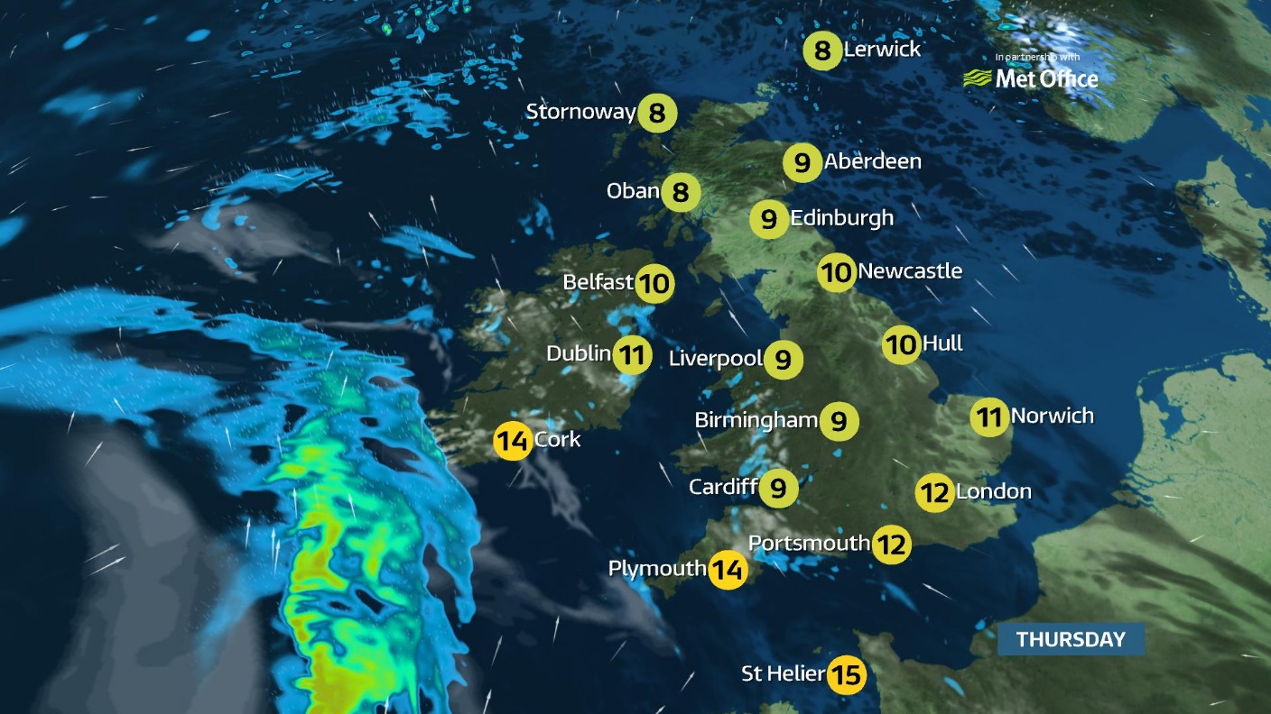 UK weather: Cloudy and drizzly for much of the day | ITV News