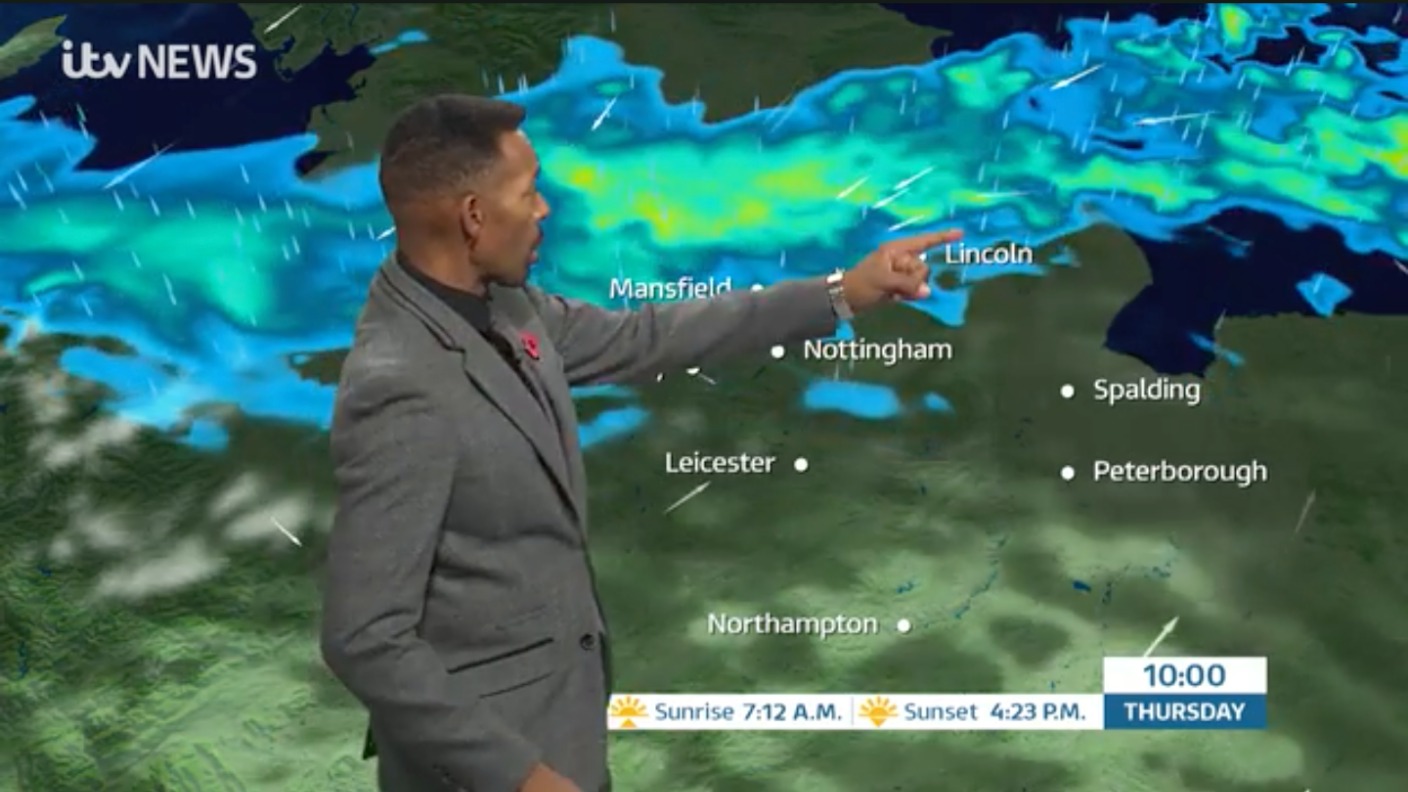 East Midlands Weather: Rain moving northwards across the region ...