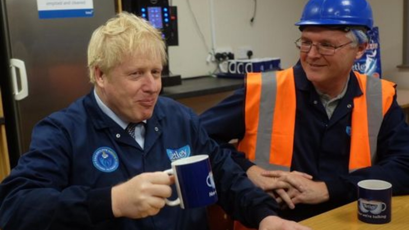 Boris Johnson visits Teesside tea factory as Tories target local voters ...