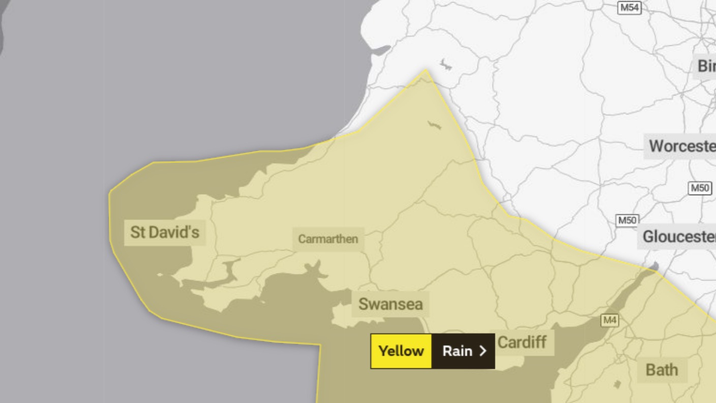 Heavy rain warning issued for south Wales | ITV News Wales