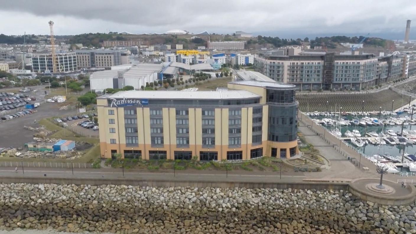 Staff member injured at Radisson Blu Jersey | ITV News Channel