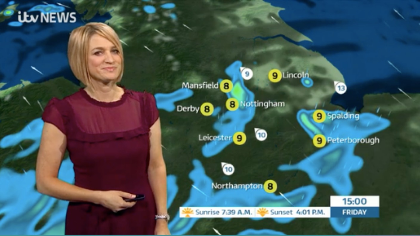 East Midlands Weather: Mainly cloudy with intermittent showery rain ...