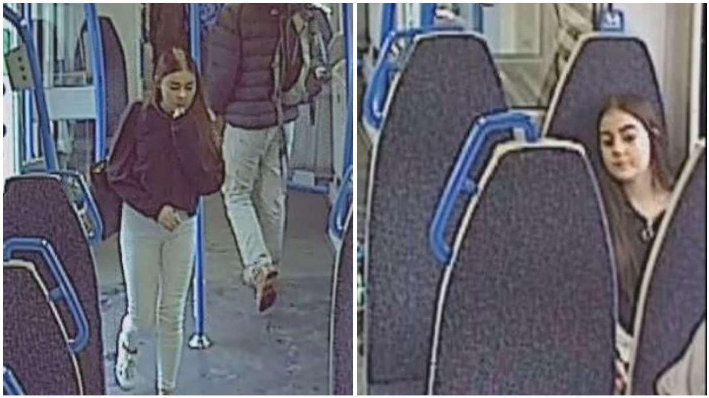 CCTV images show missing 13-year-old Atlanta Butler on London-bound ...
