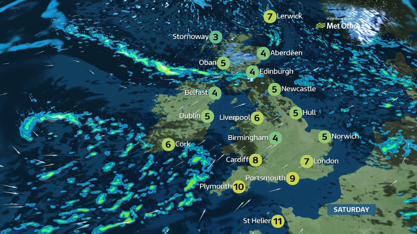 UK weather: Wet and windy across parts of Britain | ITV News