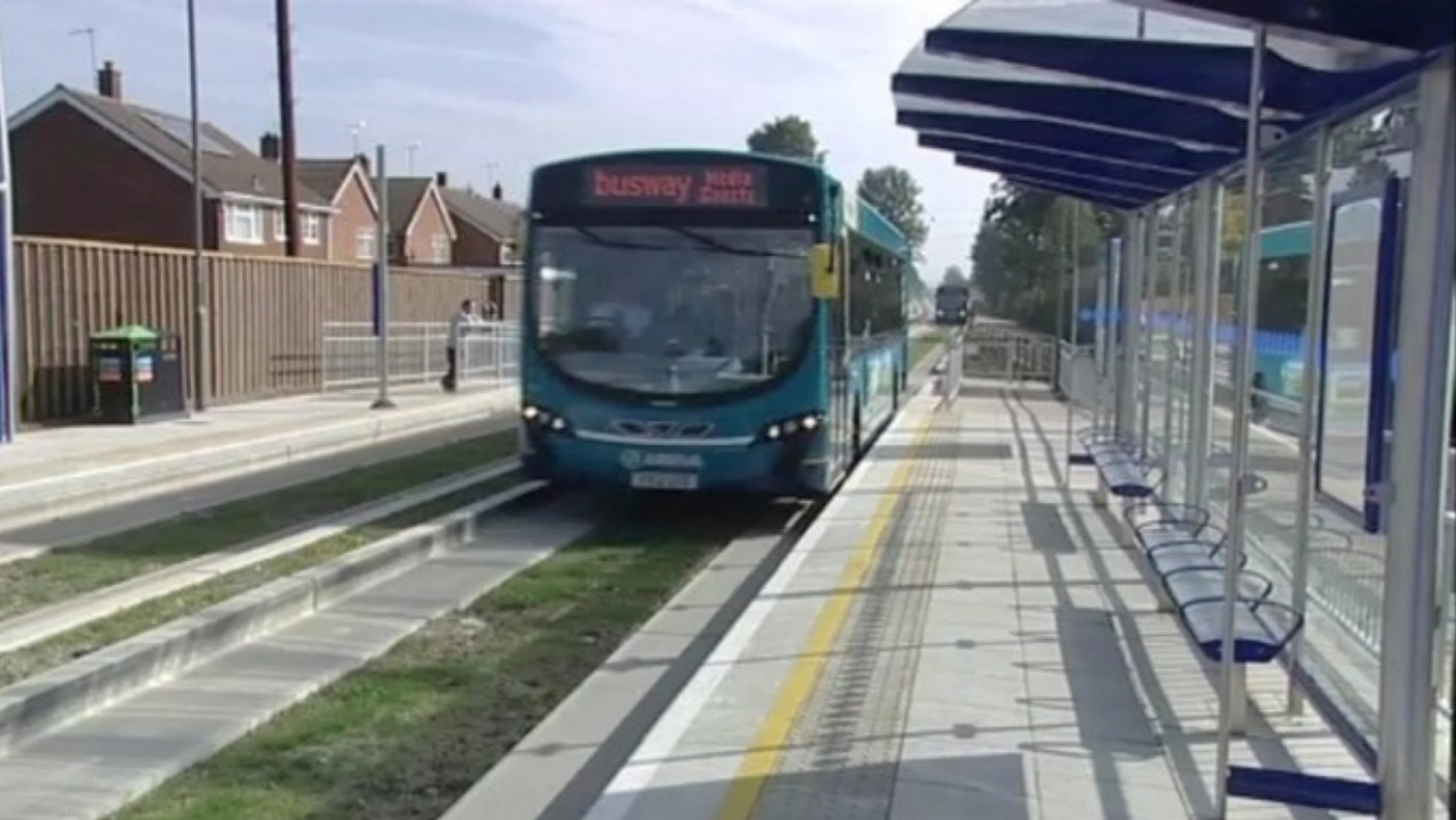 Pedestrian seriously injured after busway crash | ITV News Anglia