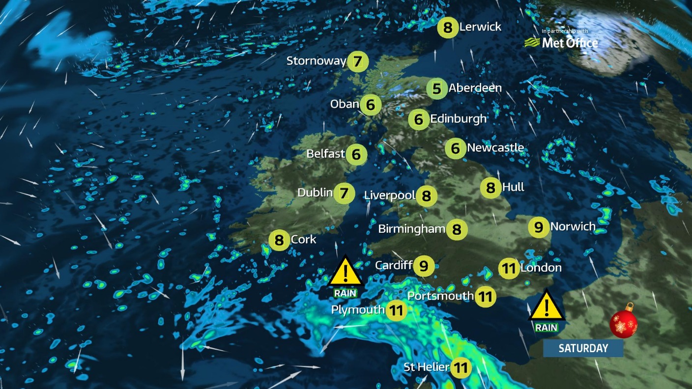 Persistent rain and wind to hit large parts of the country | ITV News