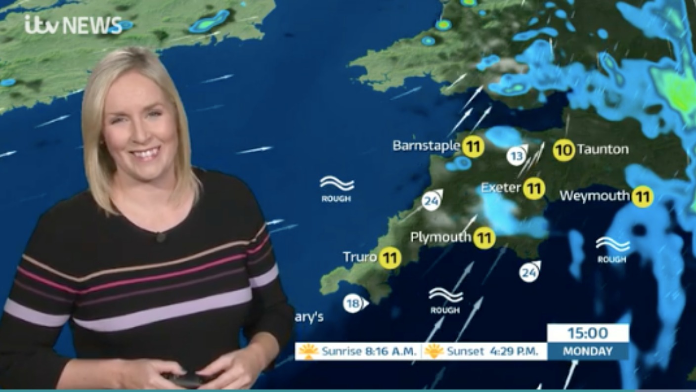 UK weather forecast: sunny spells in the South West but chance of rain ...
