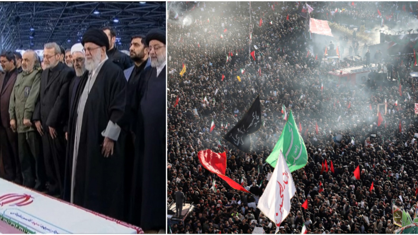 Iran supreme leader joins 'millions' to mourn top general killed in US ...