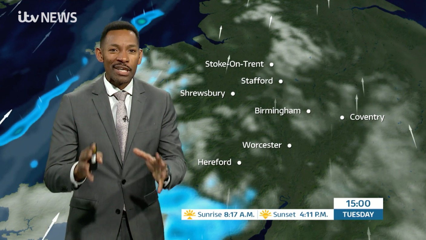 West Midlands Weather: A wet and windy start to the week. | ITV News ...