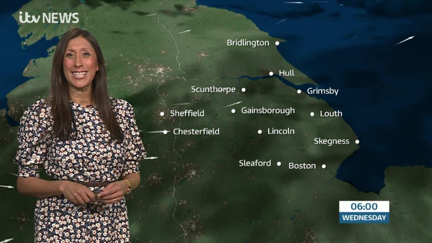 UK weather. Calendar weather. Strong winds, cloud and rain clearing ...