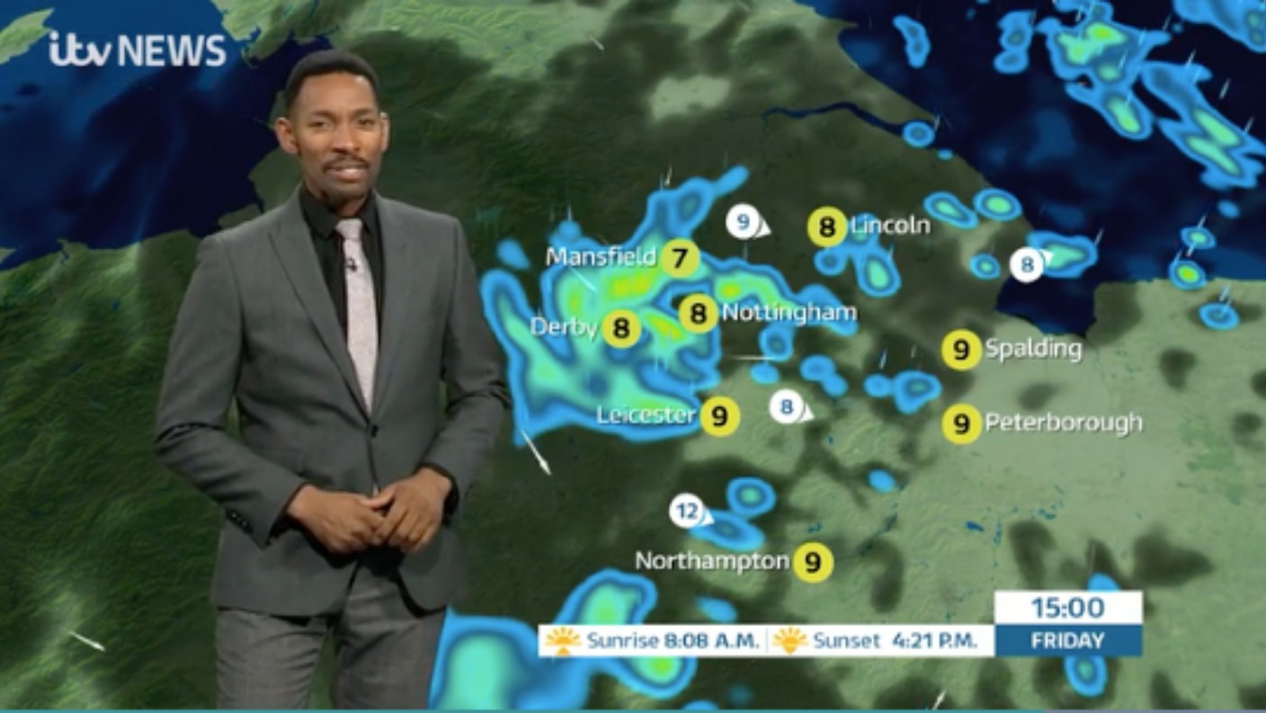 East Midlands Weather: Rain gradually clearing, with isolated showers ...