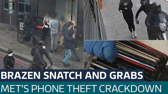 Brazen CCTV and 1,000 phones seized: Met cracks down on London's ...