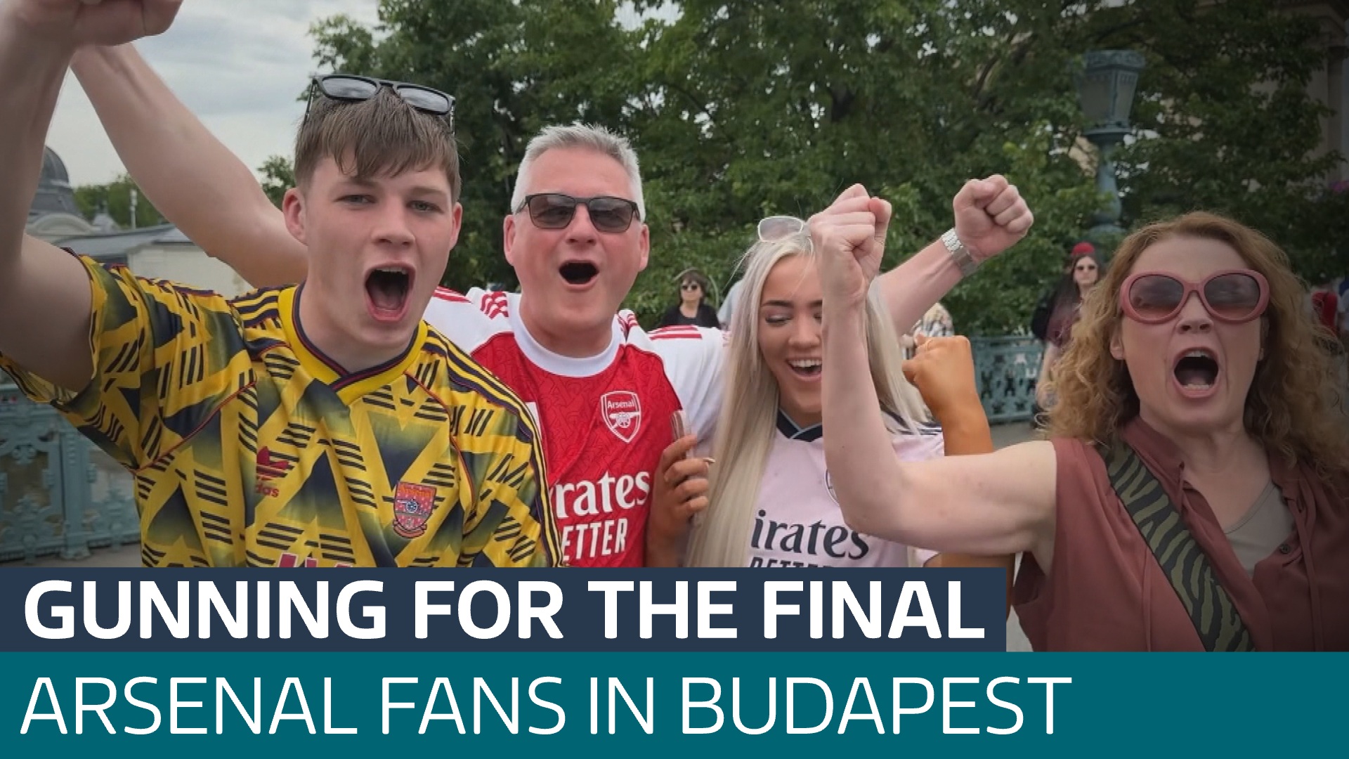 From north London to Hungary - Arsenal supporters take to the streets ...