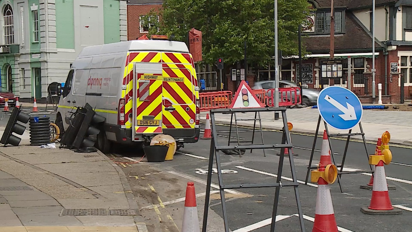Roadworks permit scheme to reduce traffic delays in Suffolk | ITV News ...
