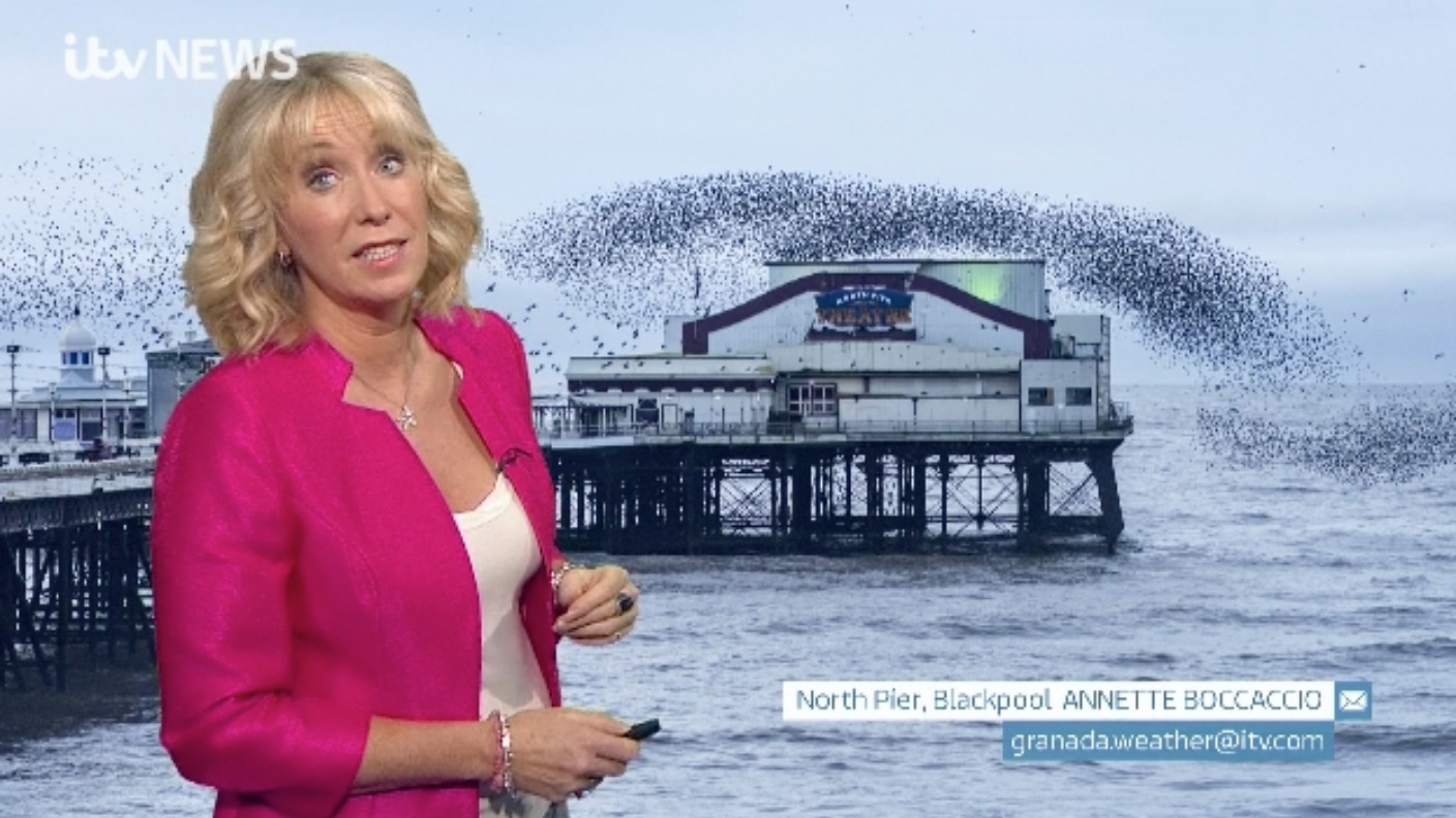 Sunday evening's Granada weather update - the one with the viewers ...