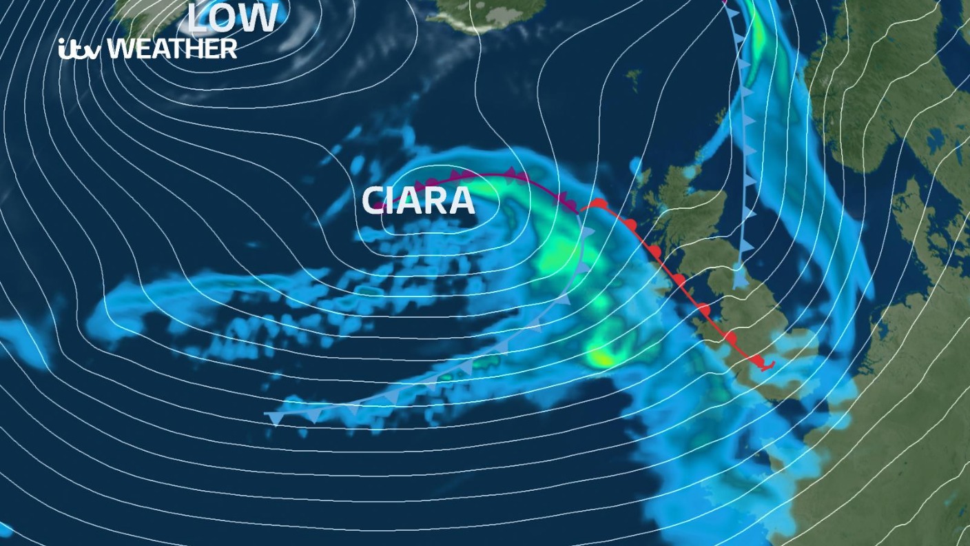 Storm Ciara to bring stormy weather across the UK this weekend | ITV ...