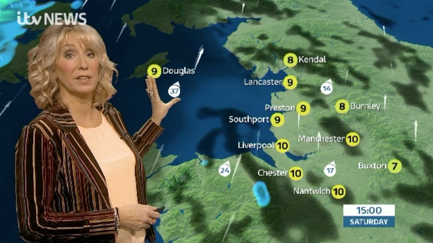 Stormy weather ahead - here's Emma | ITV News Granada